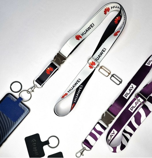 Smycz sublimacyjna z etui na telefon